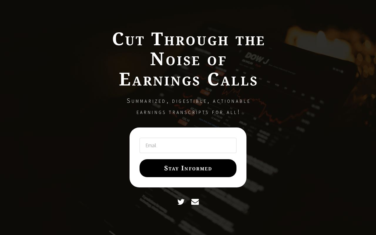 Earnings Orator